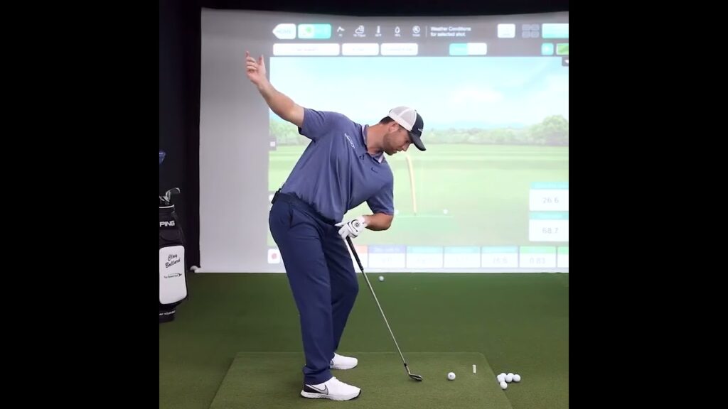 Stay in your golf posture with this one simple move