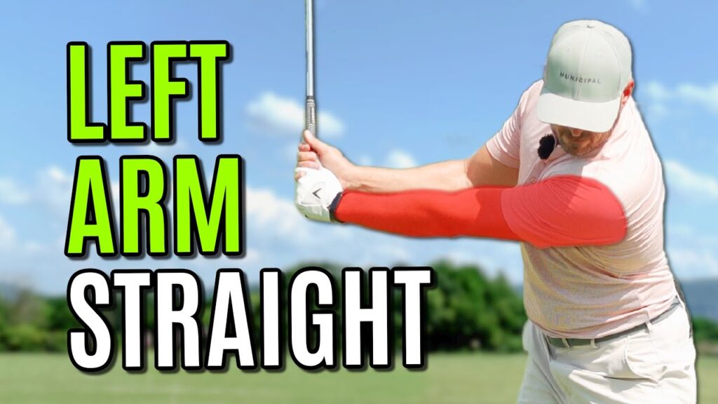 Why You Can't Keep Your Arms Straight In The Golf Swing (And How To